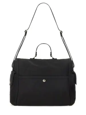 A.p.c. Shoulder Bag With Logo - Black