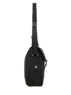 A.p.c. Shoulder Bag With Logo - Black