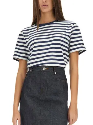 A.p.c. Striped T-shirt - Blue