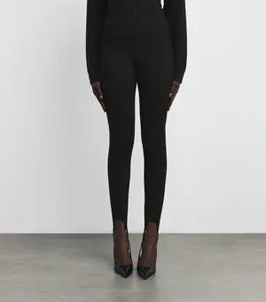 SKIMS High-waist Stirrup Leggings - Black