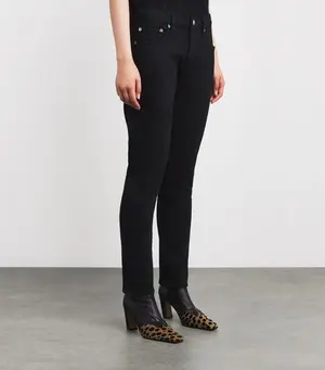 AGOLDE Cocktail Ankle Low-rise Slim-fit Jeans