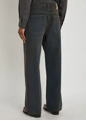 Our Legacy Third Cut Straight-leg Cotton Jeans - Grey