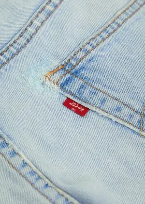 B Sides Vintage Reworked Panelled Wide-leg Jeans