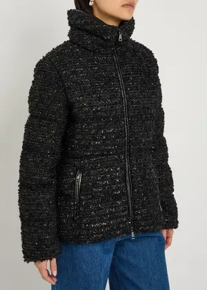 Moncler Urbel Padded Metallic-tweed Jacket