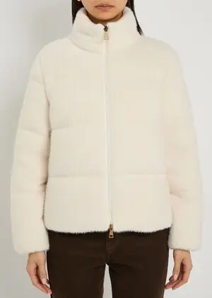 Moncler Mornas Padded Bouclé Jacket