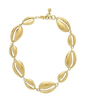 Ulla Johnson Cowrie Shell Necklace - Brass