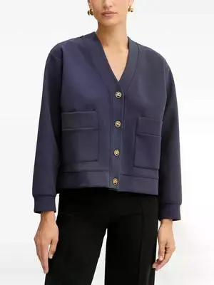 Karl Lagerfeld Cropped Jersey Jacket