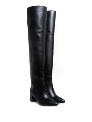 GINISSIMA 65mm Leather Thigh High Boots