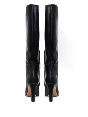 GINISSIMA 95mm Leather Knee-high Boots