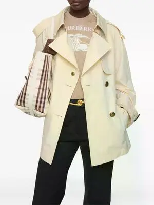 Burberry Fitzrovia Belted Double-breasted Trench Coat - Neutrals