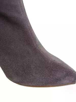 GINISSIMA 95mm Pointed-toe Boots - Grey