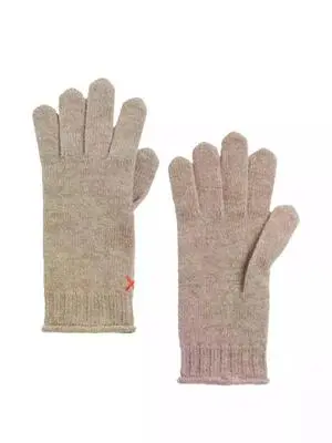 Chinti & Parker Ribbed Cuff Gloves - Neutrals