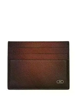 FERRAGAMO Gancini Grained Card Holder