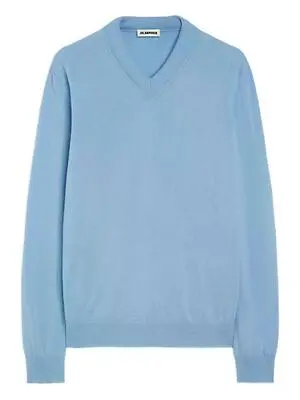 JIL SANDER V-neck Sweater - Blue