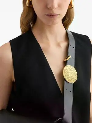 JIL SANDER Cannolo Hoop Brooch