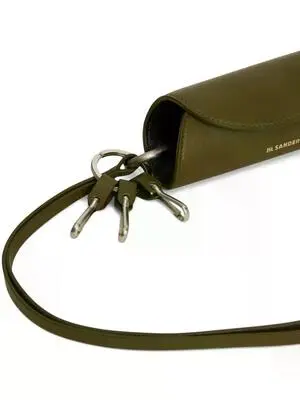 JIL SANDER Cannolo Strap Keyring - Green