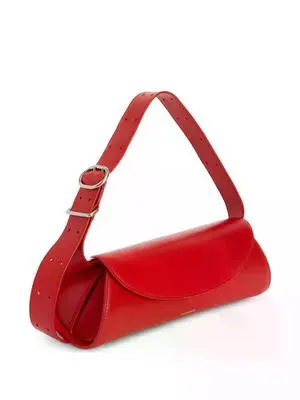 JIL SANDER Small Cannolo Shoulder Bag - Red