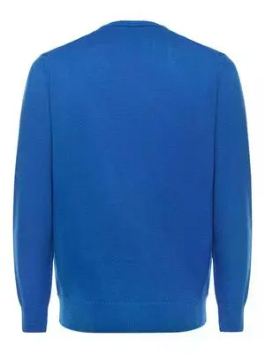 MC2 SAINT BARTH Intarsia-knit Sweater - Blue