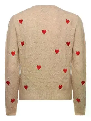MC2 SAINT BARTH Heart-motif Cardigan