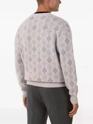 Boggi Milano Jacquard Crew-neck Sweater