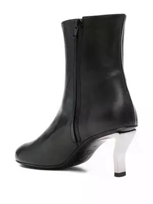 NICOLE SALDANA Sculpted-heel Ankle Boots