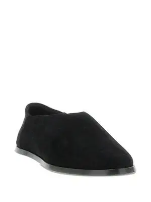 Fear Of God Flat Suede Sabots - Black