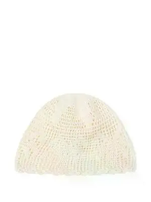 Alanui Island’s Diary Crochet Beanie - White