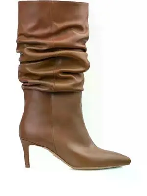 GINISSIMA Eva Slouchy Boots - Brown