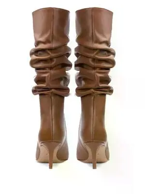 GINISSIMA Eva Slouchy Boots - Brown