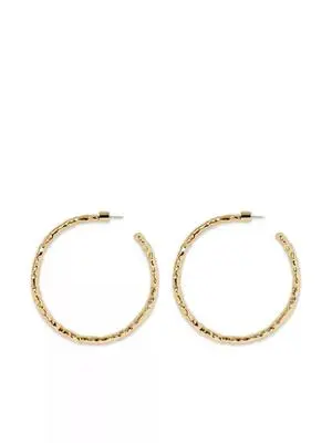 JENNIFER FISHER Hailey Hammered Hoop Earrings - Gold