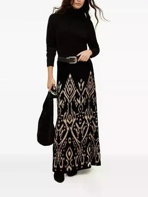 Ba&sh Patterned Maxi Skirt