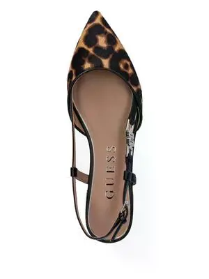 Guess Leopard Print Ballet Flats