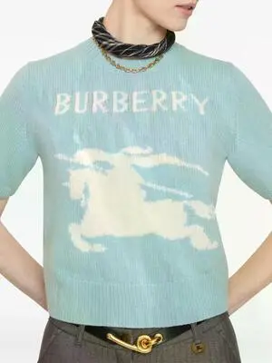 Burberry Short-sleeve Crew Neck Sweater