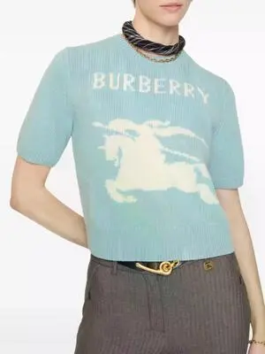 Burberry Short-sleeve Crew Neck Sweater