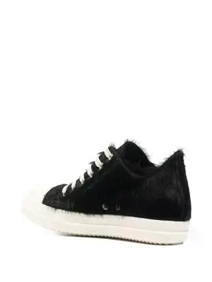 Rick Owens Fur Low Top Sneakers