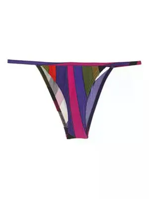 Emilio Pucci Print Bikini Bottom - Purple