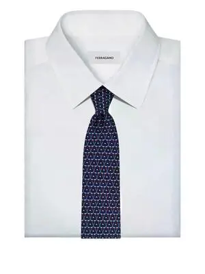 FERRAGAMO Printed Silk Tie