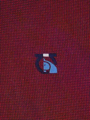 FERRAGAMO Jacquard Neck Tie - Red