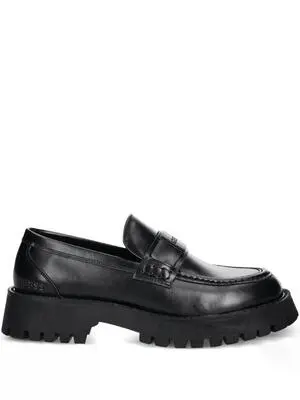 Guess Logo-plaque Lug-sole Loafers