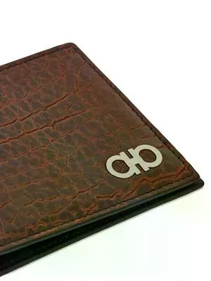 FERRAGAMO Gancini Wallet - Brown