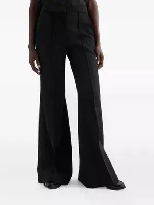 JIL SANDER Flared Wool Trousers