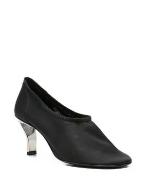 NICOLE SALDANA Harper Sculpted-heel Mesh Pumps