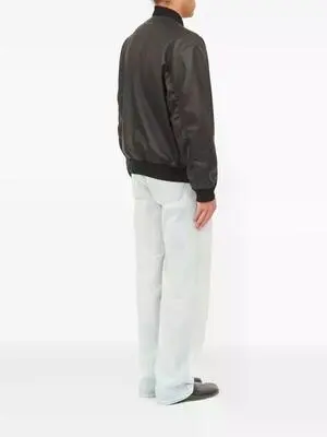 MAISON MARGIELA Leather-effect Zip-pocket Bomber Jacket