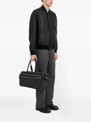 MAISON MARGIELA Leather-effect Zip-pocket Bomber Jacket