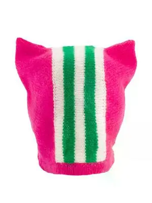 CHARLES JEFFREY Striped Hat With Ear Detail