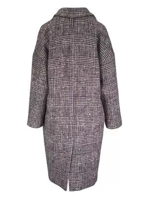 Kiton Checked Single-breasted Coat