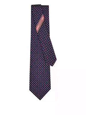 FERRAGAMO Printed Silk Neck Tie