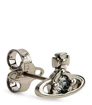 VIVIENNE WESTWOOD Nano Solitaire Single Earring - Black