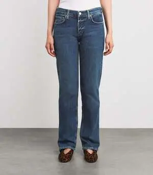 AGOLDE Low-rise Slim Jeans - Blue