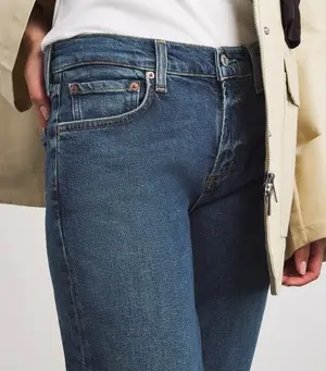 AGOLDE Low-rise Slim Jeans - Blue